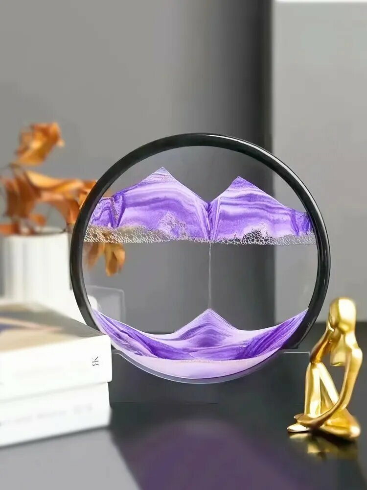 Картина песочная интерьерная 3D антистресс, Креативная статуэтка / Песочные часы антистресс / подарк