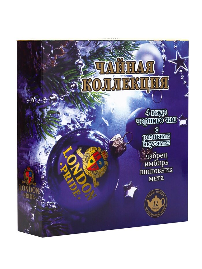 Чай «Лондон Прайд» Коллекция из 4х видов чая 150 г 10926481