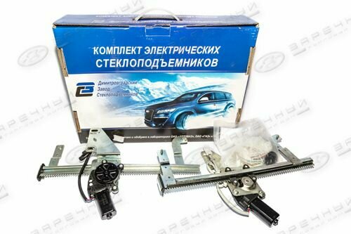 Стеклоподъемник 2109 099 2114 передний реечный в сборе с эл/приводом +монт. комплект комплект 2шт ДЗС 2114-610403К-12