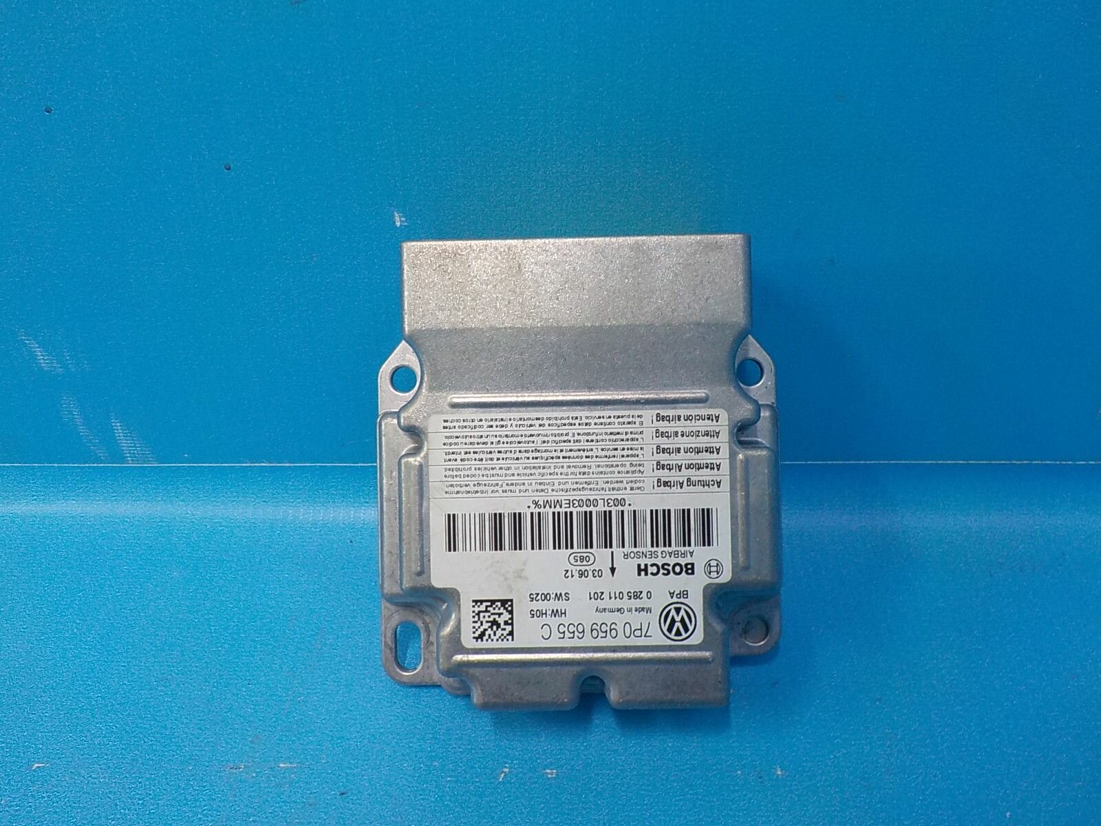 Блок SRS (Air Bag) VOLKSWAGEN Touareg 2 NF 2010-2018 7P0959655C - Б/У