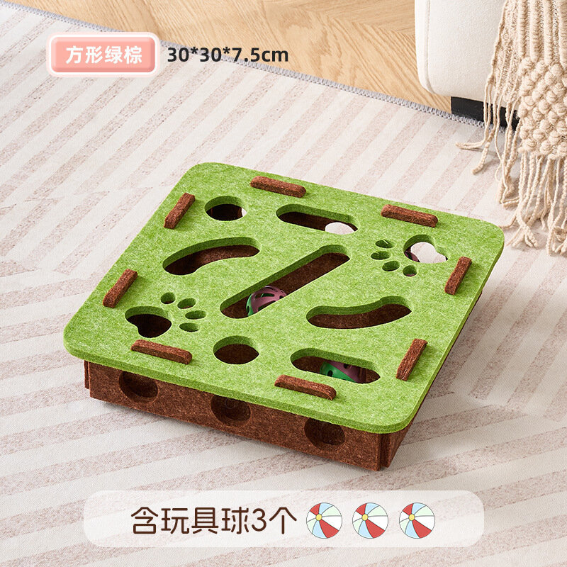 Лабиринт головоломки Собственн-развлечения игрушки кота с доской