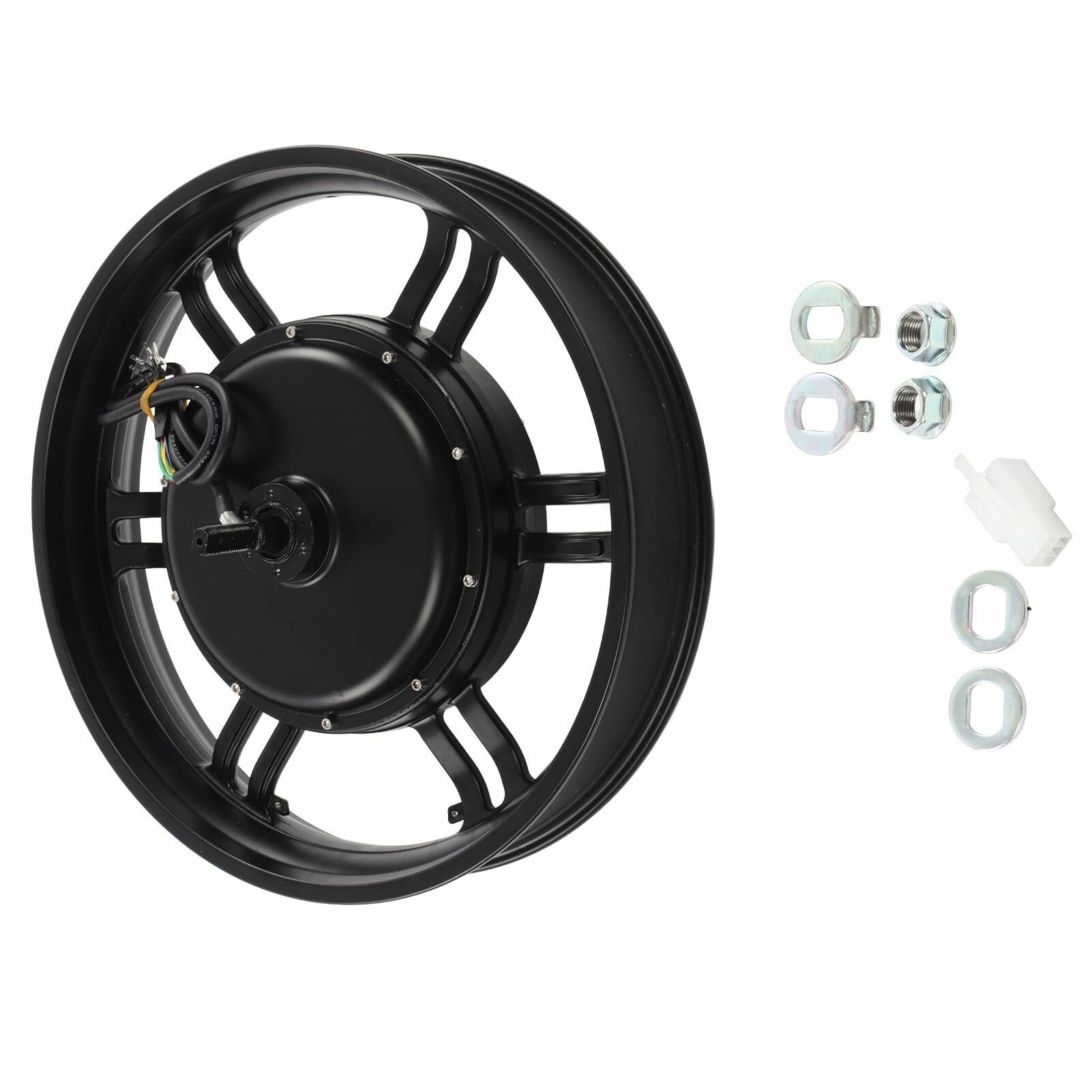 Мотор-колесо 20" 500-4500W 48/72V с дисковым тормозом для мотоцикла