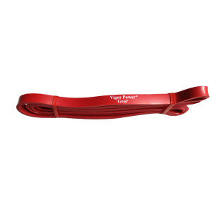 Эспандер, для фитнеса, йоги, силовых упражнений, красный, 15-25 фунтов