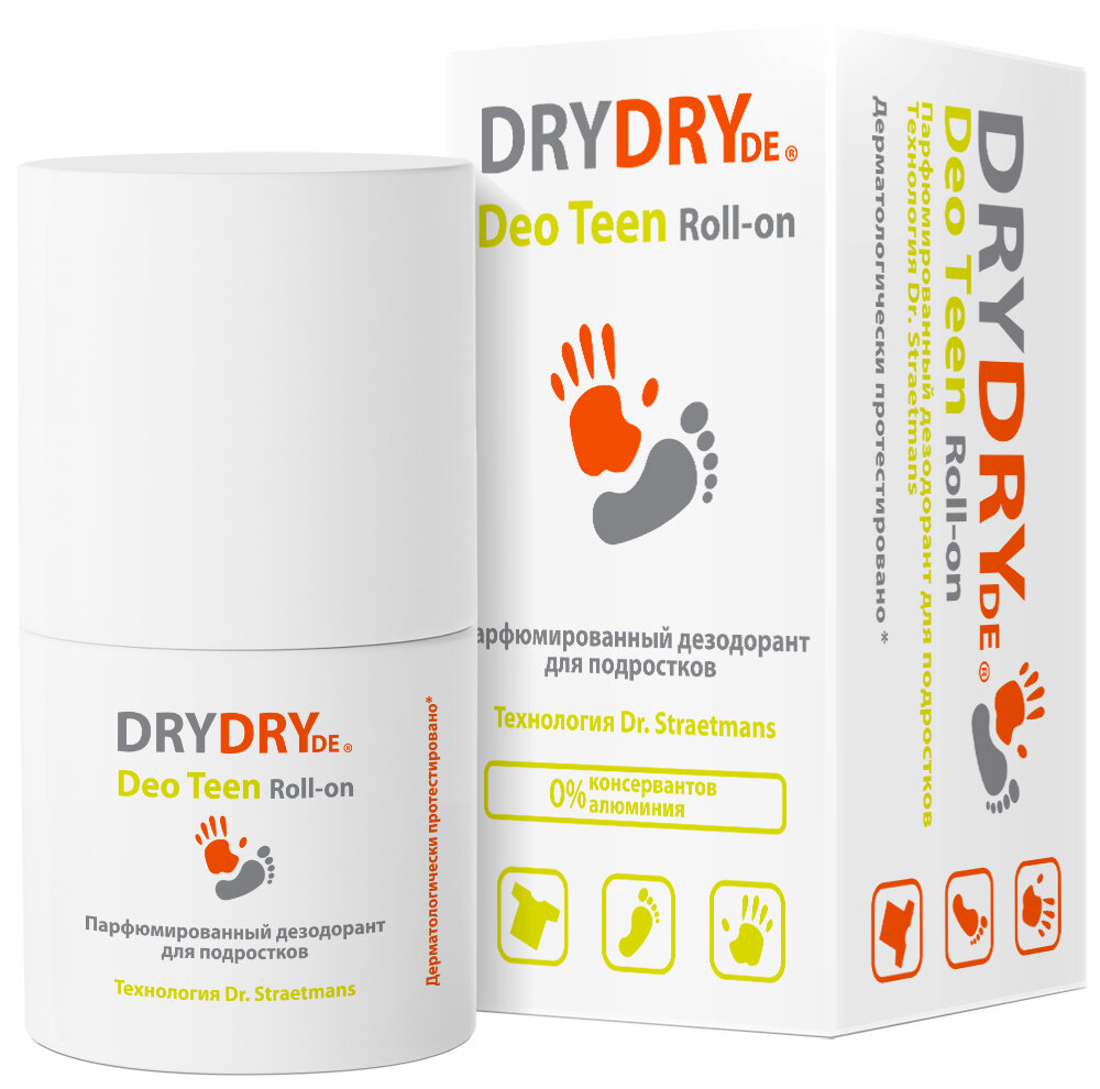 Drydry de deo teen дезодорант для подростков парфюмированный 50 мл