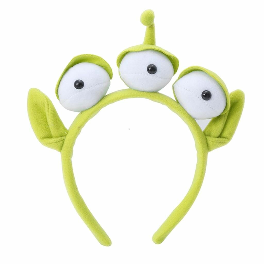 Фотоободок "Инопланетянин" для студентов, - повязка на голову с тремя глазами