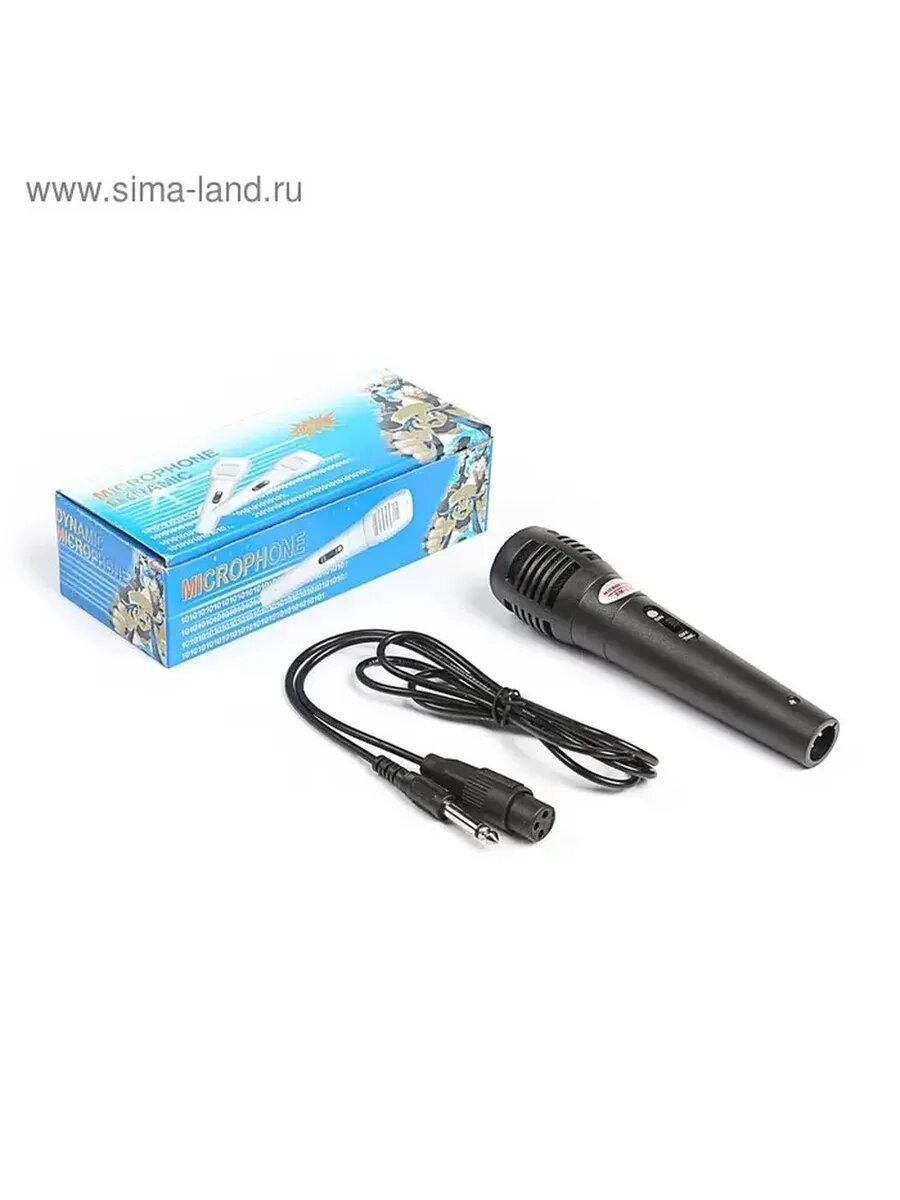 Караоке-микрофон с проводом и хорошим звуком