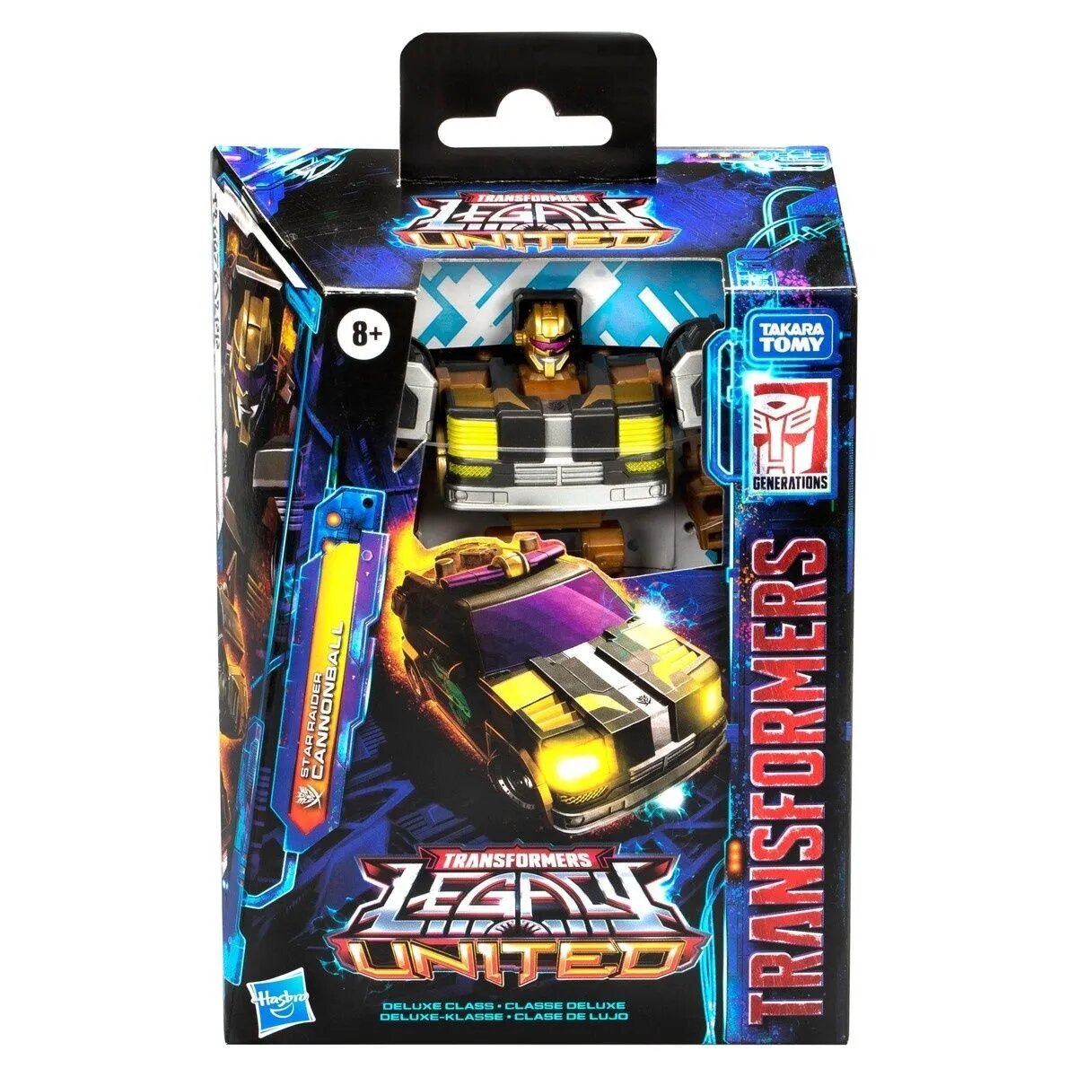 Трансформеры игрушки Hasbro Transformers: Legacy United Deluxe Class Star Raider Cannonball 14cm G0231