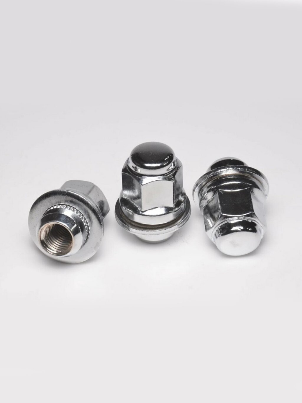 Гайка колесная M14х48х1,50 (прессшайба, хром, D=18,5 мм, ключ 21, (NO47/24721)