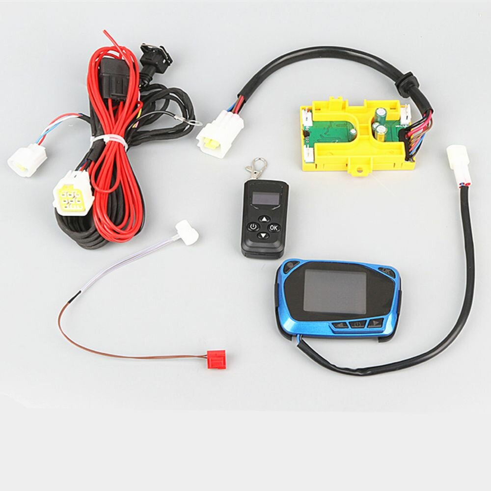 Комплект проводки с датчиком, плата управления с выключателем 12 в, 5 квт, пульт дистанционного управления