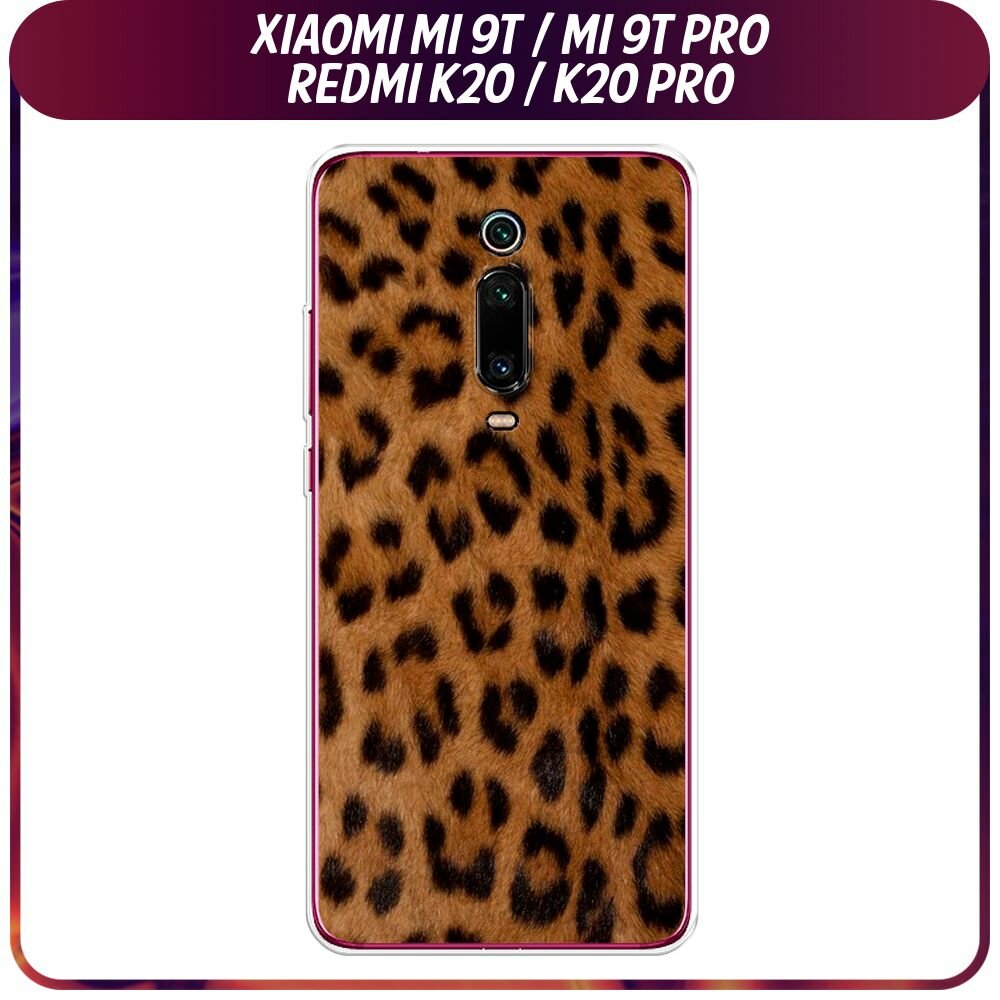 Чехол на Xiaomi Redmi K20/K20 Pro/Mi 9T/9T Pro / Сяоми Редми К20/K20 Pro/Mi 9T/9T Pro с принтом "Мех леопарда"