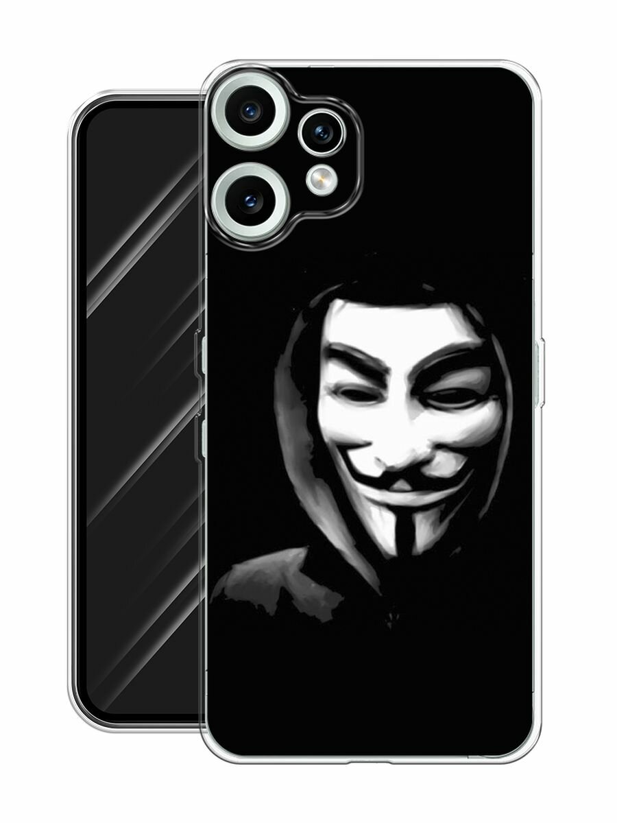 Чехол на CMF Phone 2 Pro / CMF Фон 2 Про с принтом "Анонимус" — фото 1