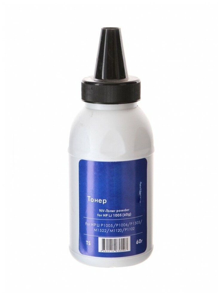 Тонер NV Print NV-HP LJ P1005 60г для LaserJet P1005/P1006/P1505/M1522/M1120/P1102