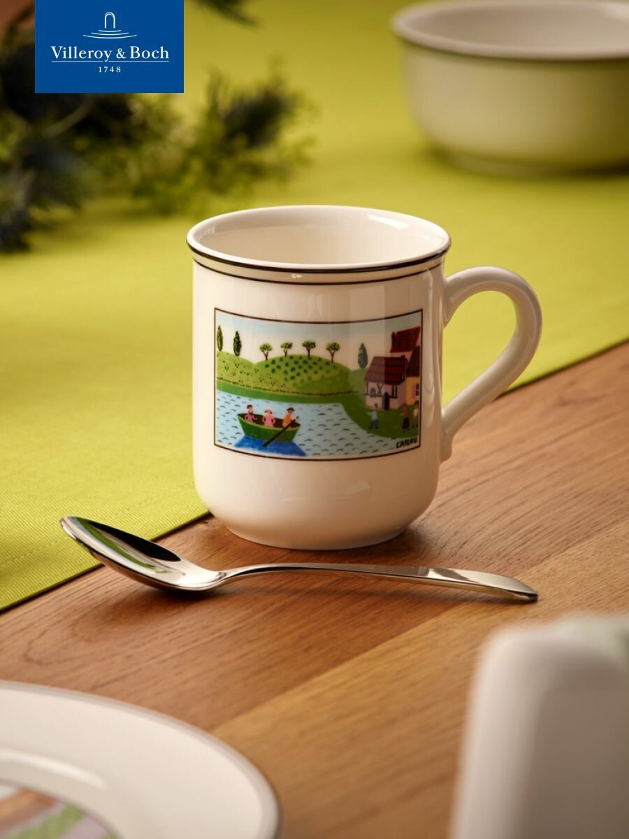 Кружка "Лодка" 300 мл, Design Naif, Villeroy & Boch, Премиум-Фарфор
