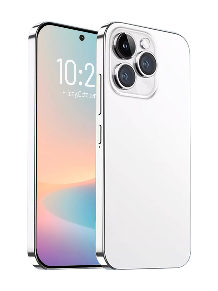 Смартфон W&O "X200 Pro" X200, двойной SIM, батарея 5800мАч, экран IPS, белый