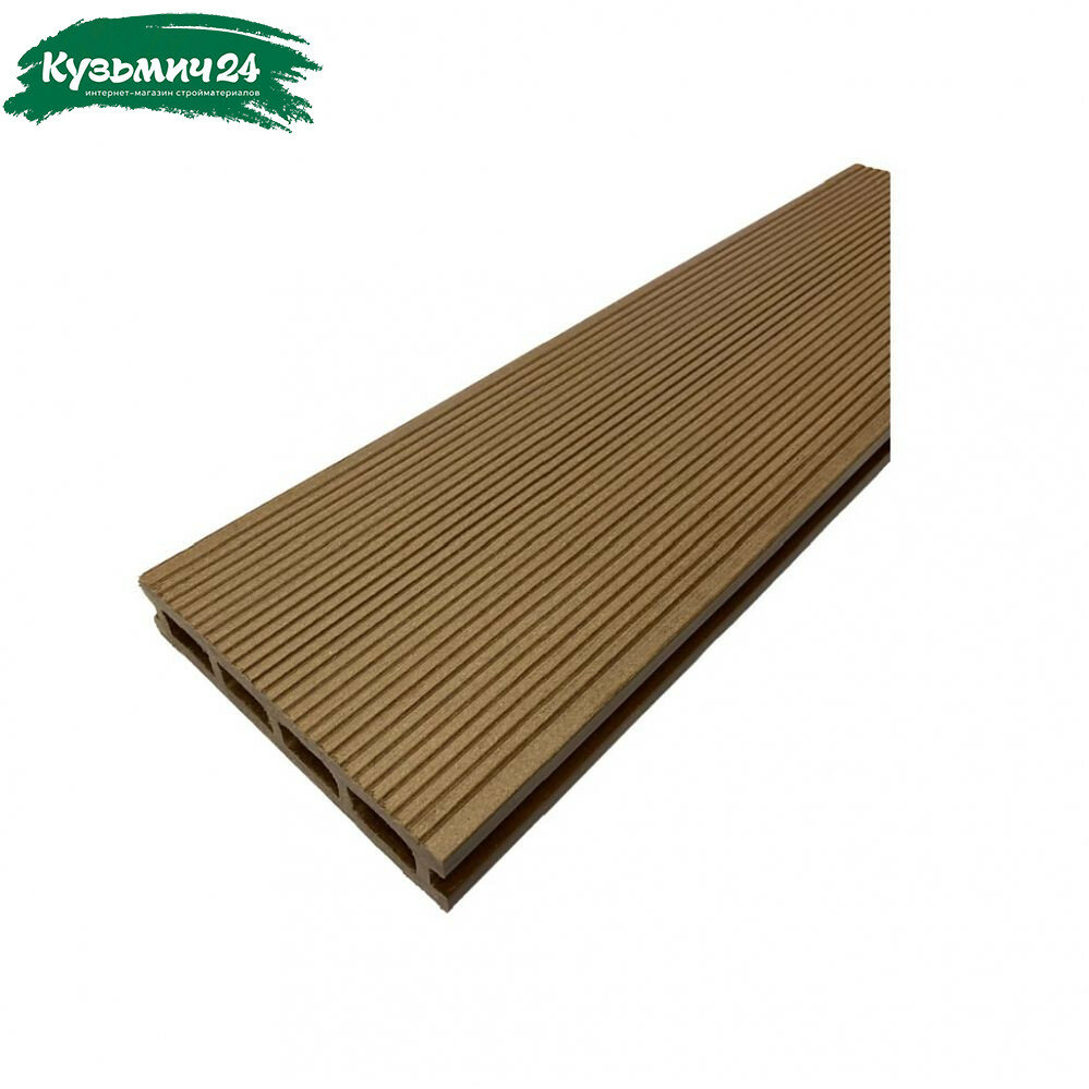 Террасная доска MasterDeck ДПК, 28х140х6000 мм, поверхность Вельвет, Тик, 1 шт.