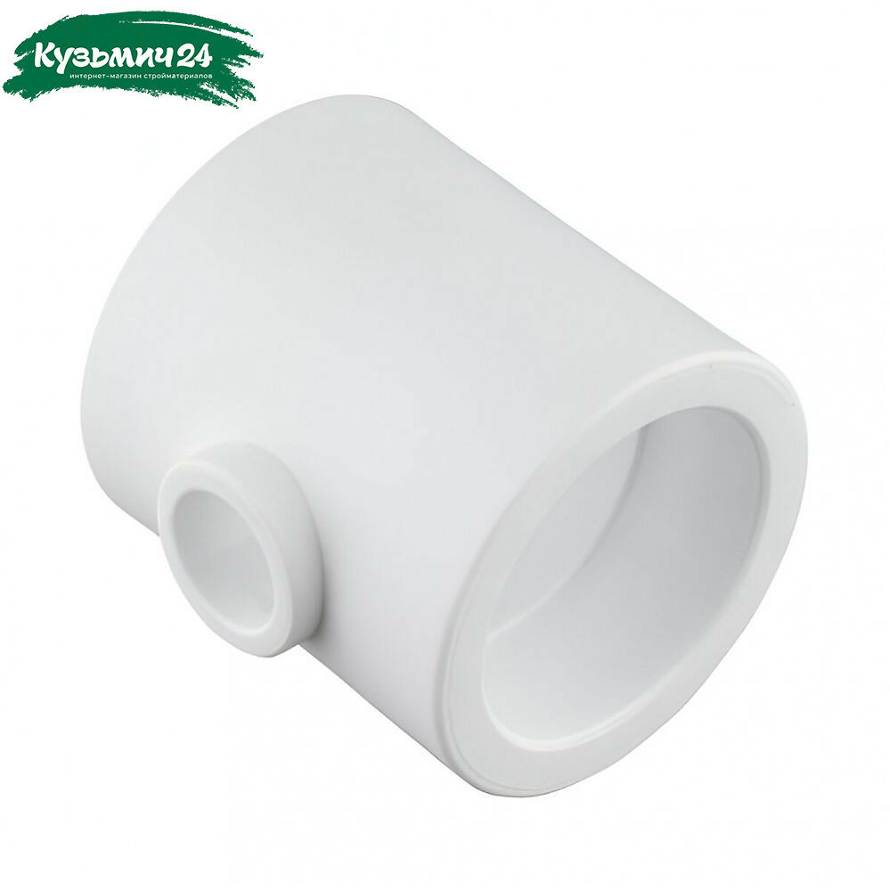 Тройник полипропиленовый Pro Aqua 63х20х63 мм, переходной, белый