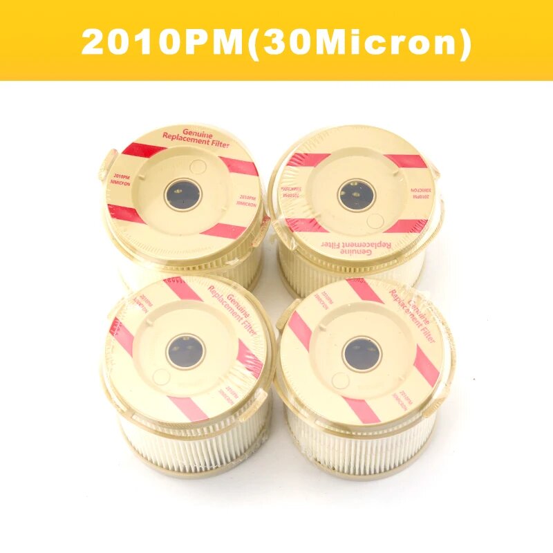 4 шт. 2010SM 2010TM 2010PM фильтрующий элемент для RACOR 500FG/FH дизельного двигателя, замена сепаратора топливной воды 2 10 30 микрон 2010PM