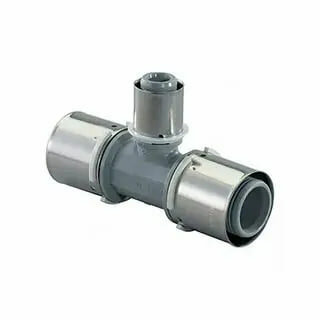 Uponor S-Press тройник композиционный редукционный PPSU 40-32-40