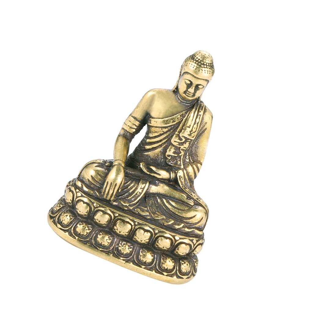 Латунные Статуэтки Будд для Медитаций, Декоры, Статуэтки Будд, Духовные Декоры, Центральные Элементы Стола, Статуи Будд