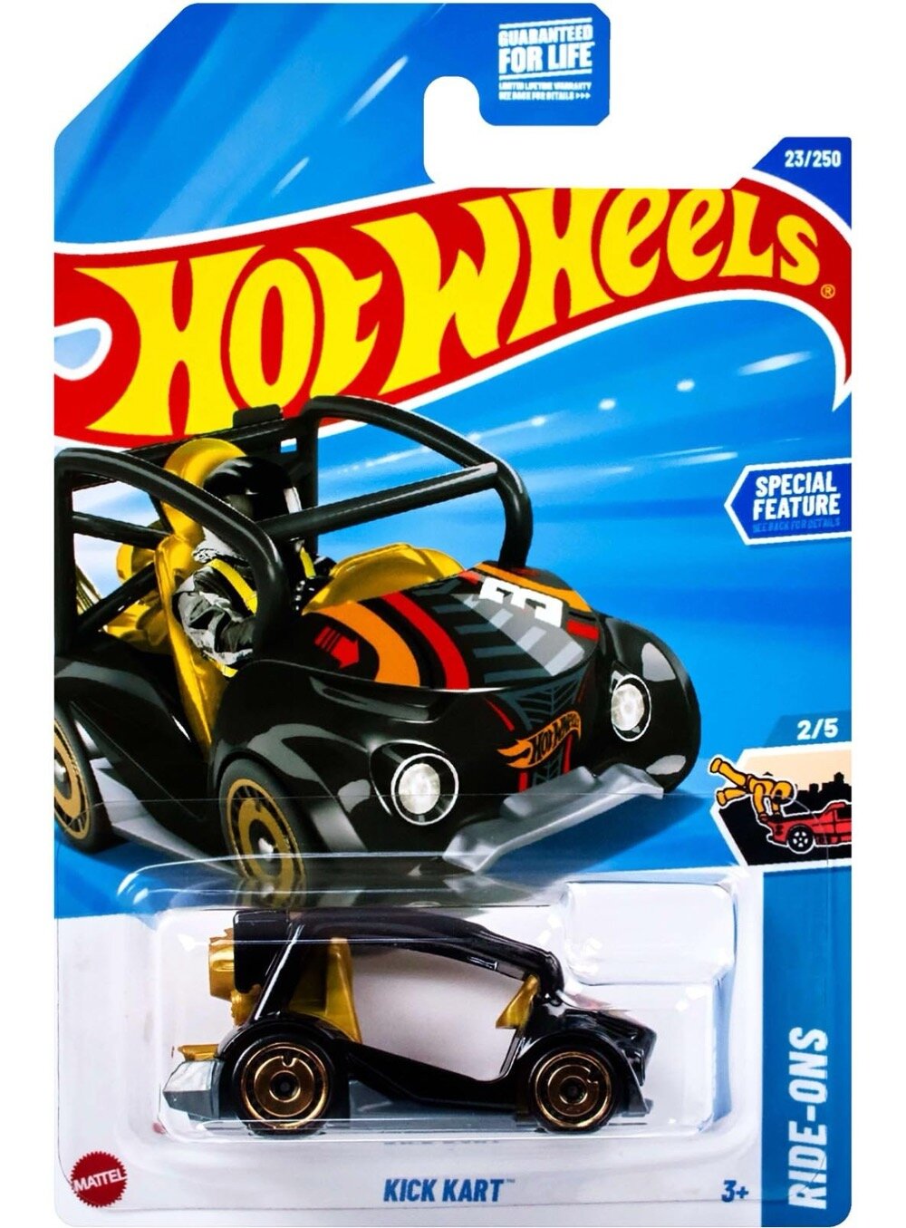 JBB90 Hot Wheels машинка металлическая игрушка коллекционная масштабная модель Kick Kart кейс 2025