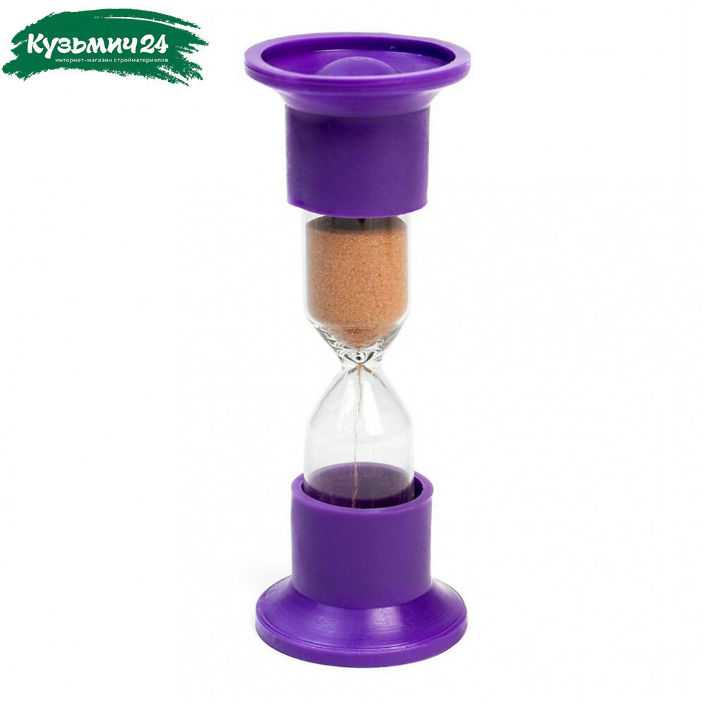 Часы песочные настольные на 5 минут Take It Easy 1546054, различные цвета, 44х120 мм