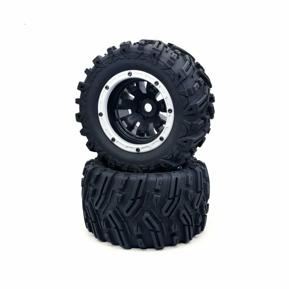 MX-07 2 шт. 188 мм шина колеса 8752 8753 для ZD Racing MX07 MX 07 1/7 RC автомобиль запасные части аксессуары, серебро