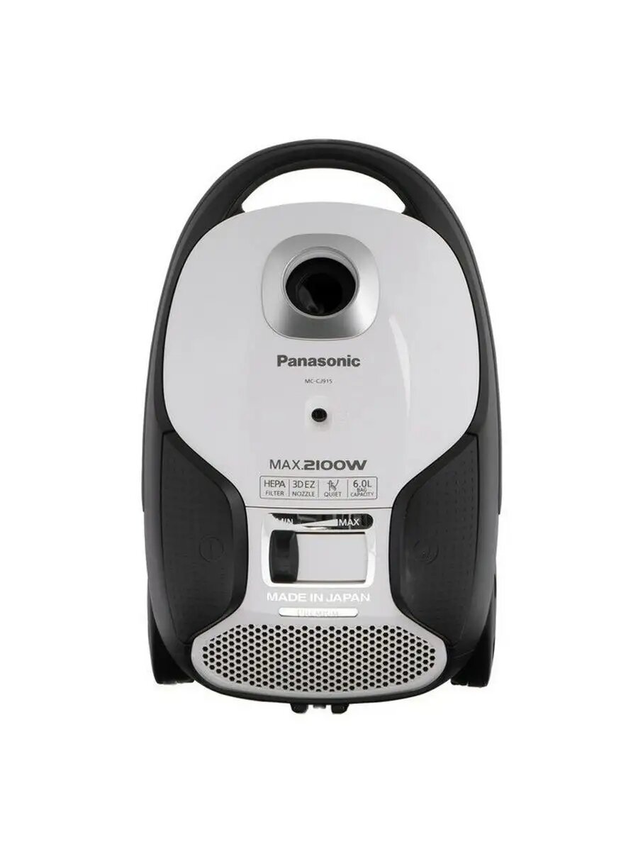Пылесос PANASONIC MC-CJ915W, белый, нера-фильтр, 2100 Вт, 6 л