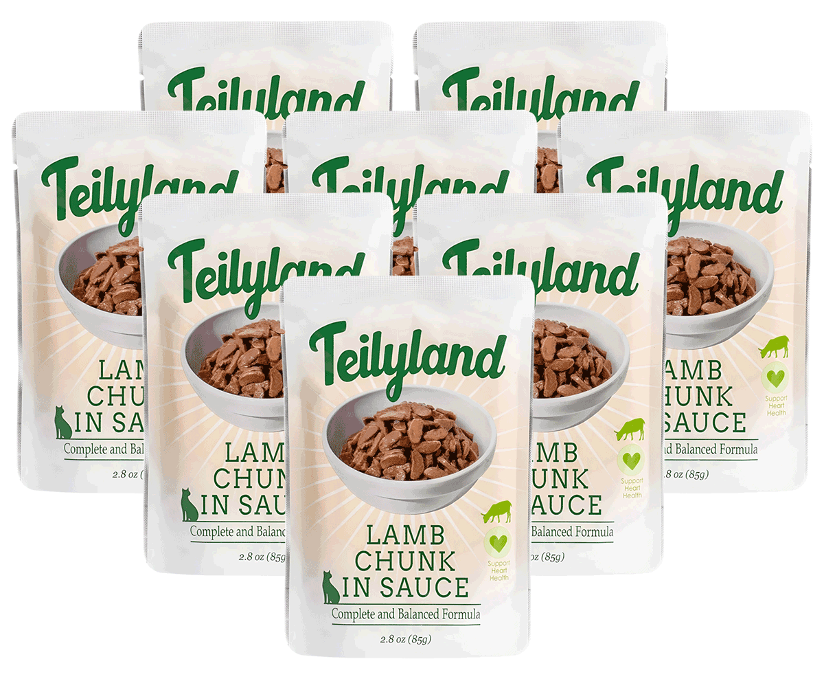 Корм влажный Pettric Teilyland для кошек, ягненок, 85 г х 8 шт