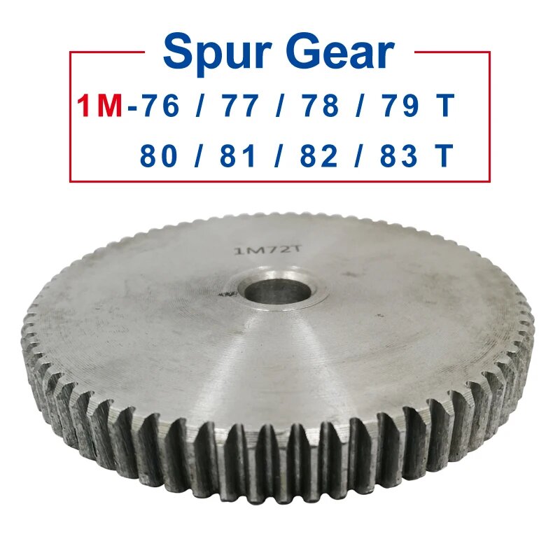 Прямозубая шестерня из углеродистой стали 45#, 1 шт. 1M79Teeth-bore 10 mm