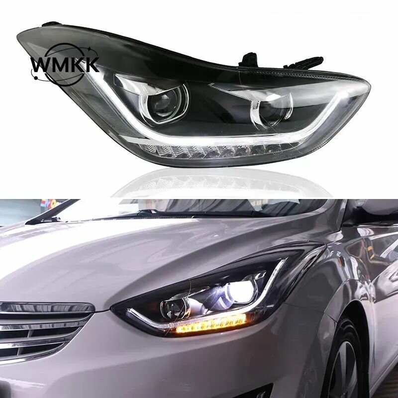 VLAND Фара автомобильная, Светодиодная, 2 шт, арт. Hyundai Elantra MD 2010-2016