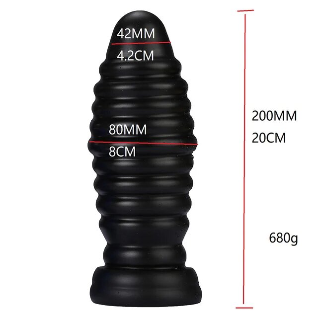 Огромная Анальная пробка, фаллоимитатор Xxxl, секс-игрушки для мужчин, женщин, мужчин, D Black