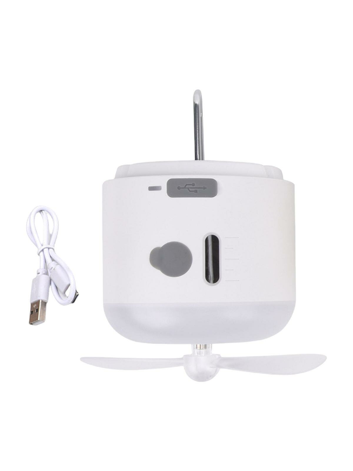 USB Rechargeable Multifunctional Camping Light Fan With Repellenting Mist Mist Tent Ceiling Fan Lamp 4 in 1