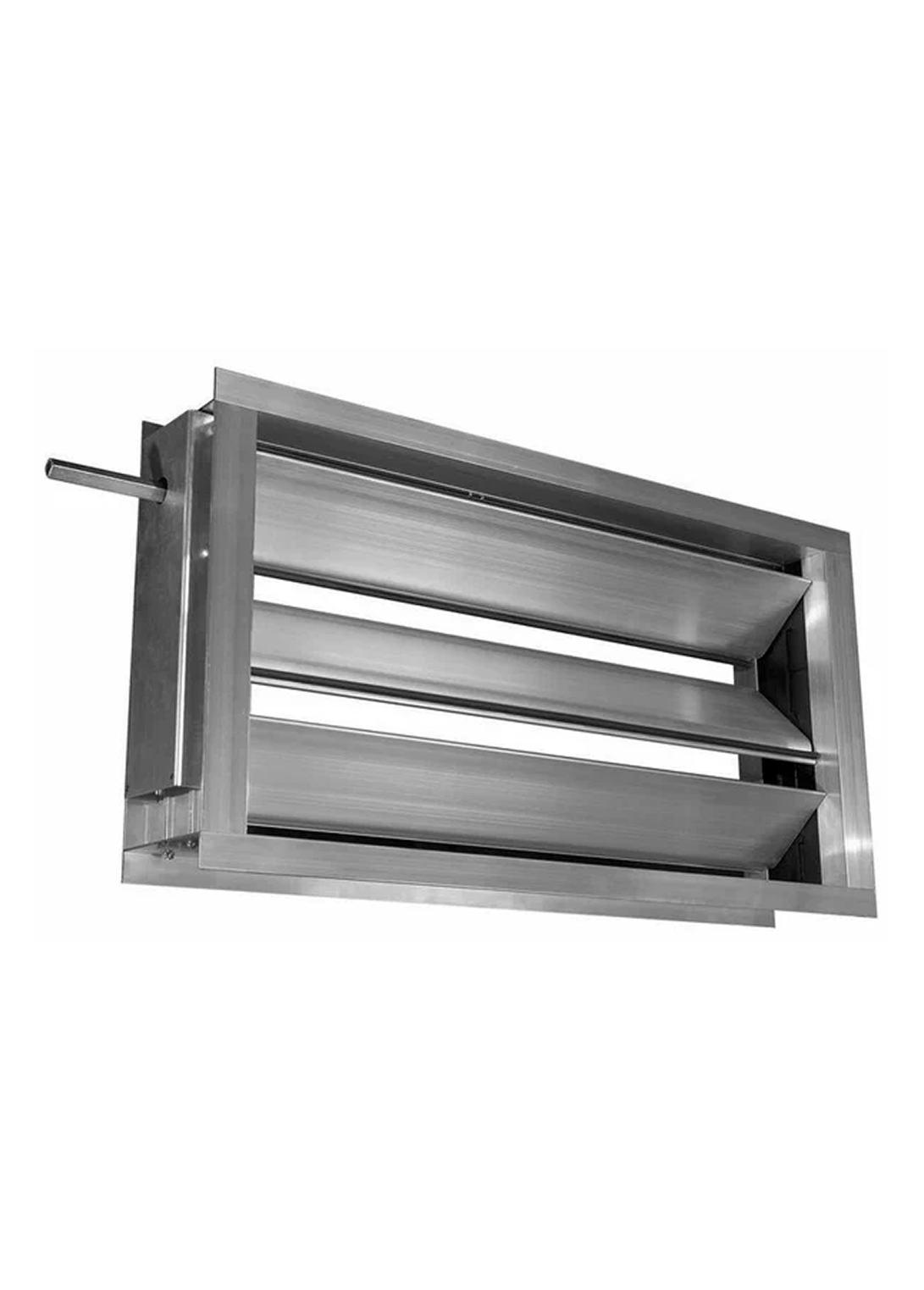 Воздушный клапан Shuft DRr 400х200, алюминий, с подставкой для привода