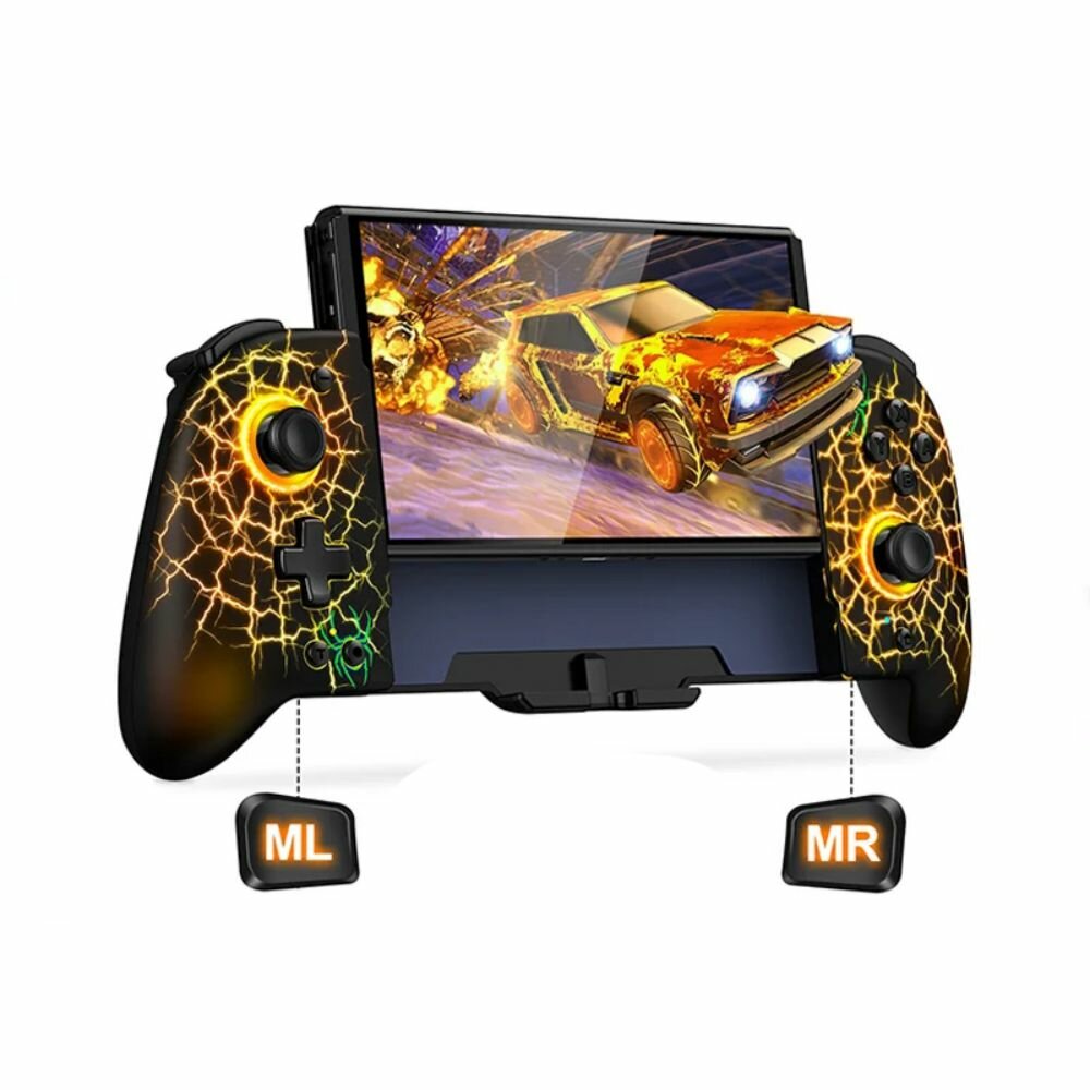Геймпад для контроллера Nintendo Switch, портативный режим, эргономичный контроллер для Nintendo Switch OLED с 6-осевым гироскопом