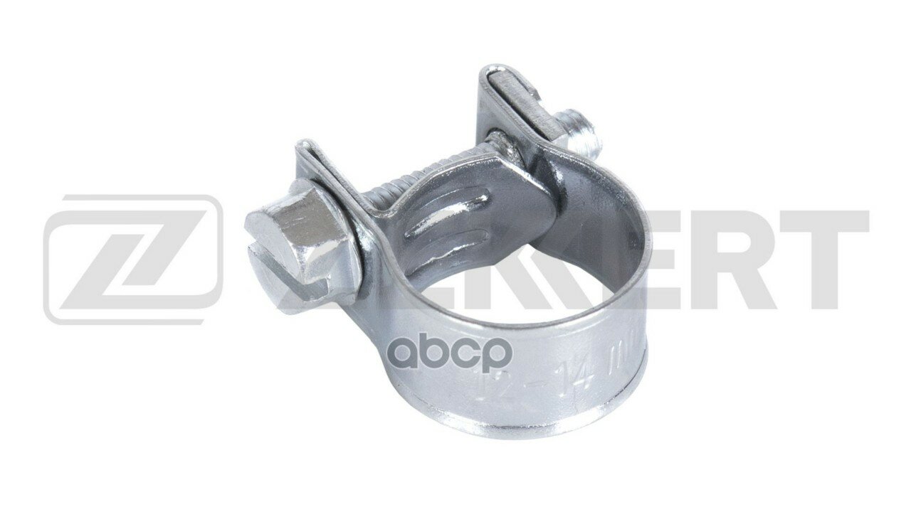 Хомут силовой 12-14 мм (оцинк. сталь) Zekkert арт. be-5006