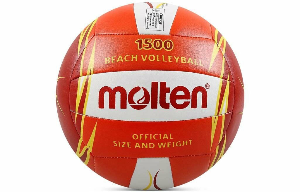 Пляжный волейбольный мяч унисекс Molten размер 5, multicolor, S EU