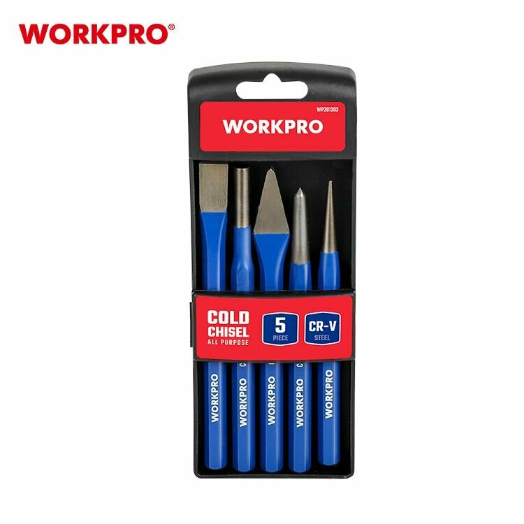 Набор зубил и выколоток 5 шт WORKPRO