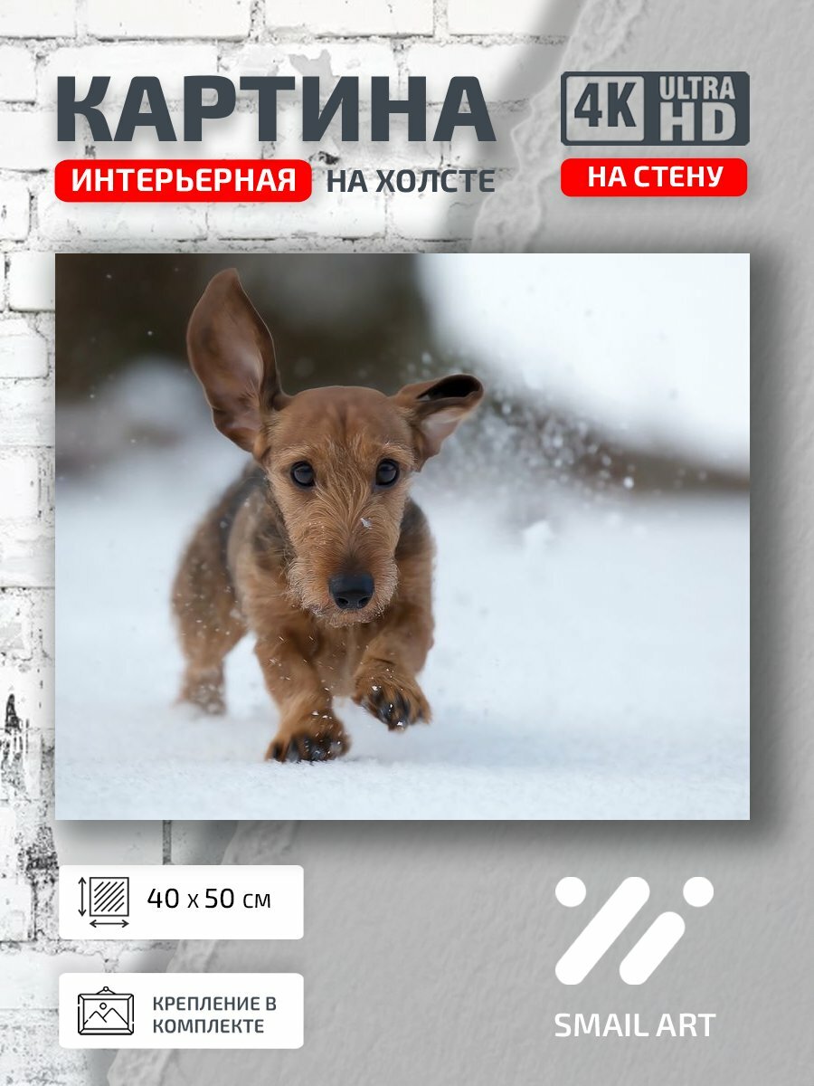 Картина на холсте интерьерная 40 на 50 на стену Зима Mood для гостиной атмосфера интерьер