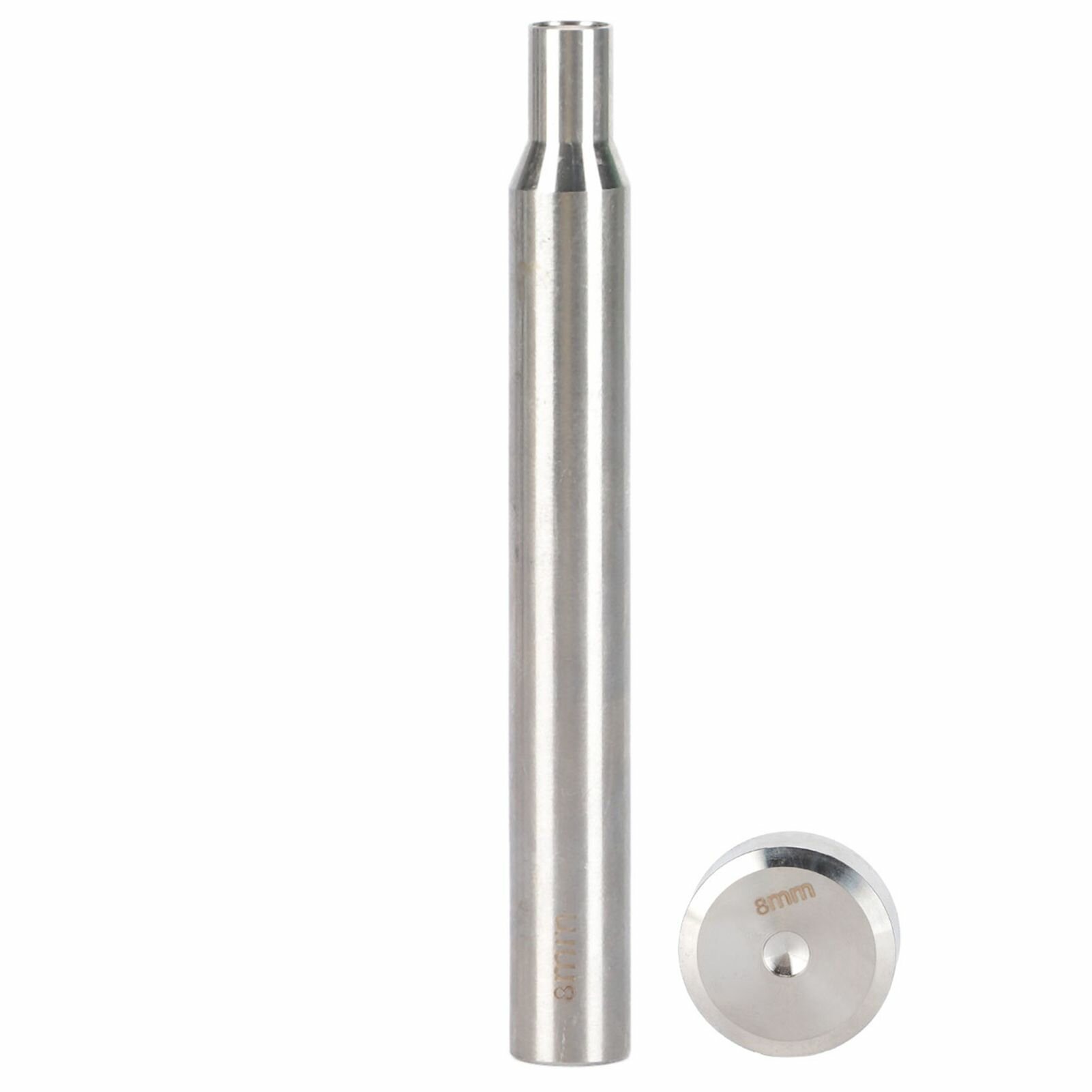 Двусторонний пробойник для заклепок, плоский крепежный инструмент диаметром 8 мм для установки пуговиц из кожи своими руками