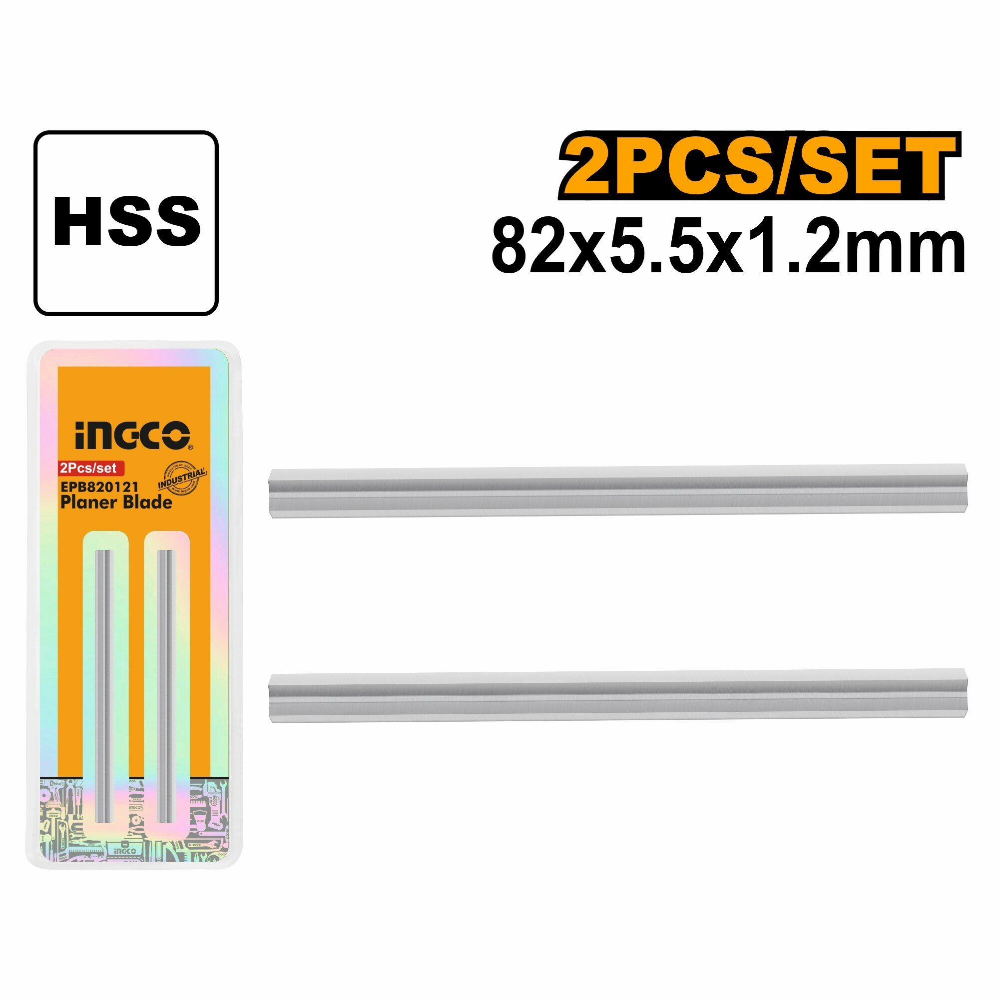 Набор ножей для рубанка SUPER INGCO EPB820121 INDUSTRIAL