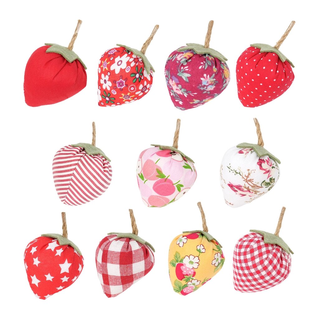 Искусственные Клубничные Декоры, Поддельные Клубничные Наполнители Для Чаш, Украшения Для Дома