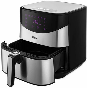 KITFORT Аэрогриль Kitfort KT-2231, мощность 1700Вт, серебристо-черный