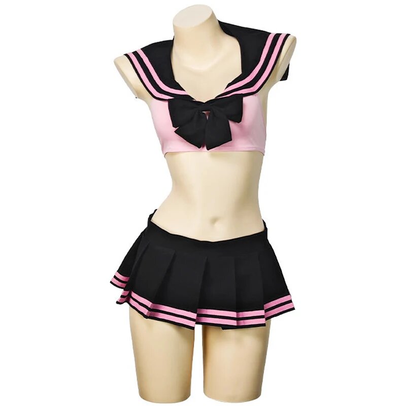 AniLV японская аниме школьная форма морячка полиэстер Розовый, 23