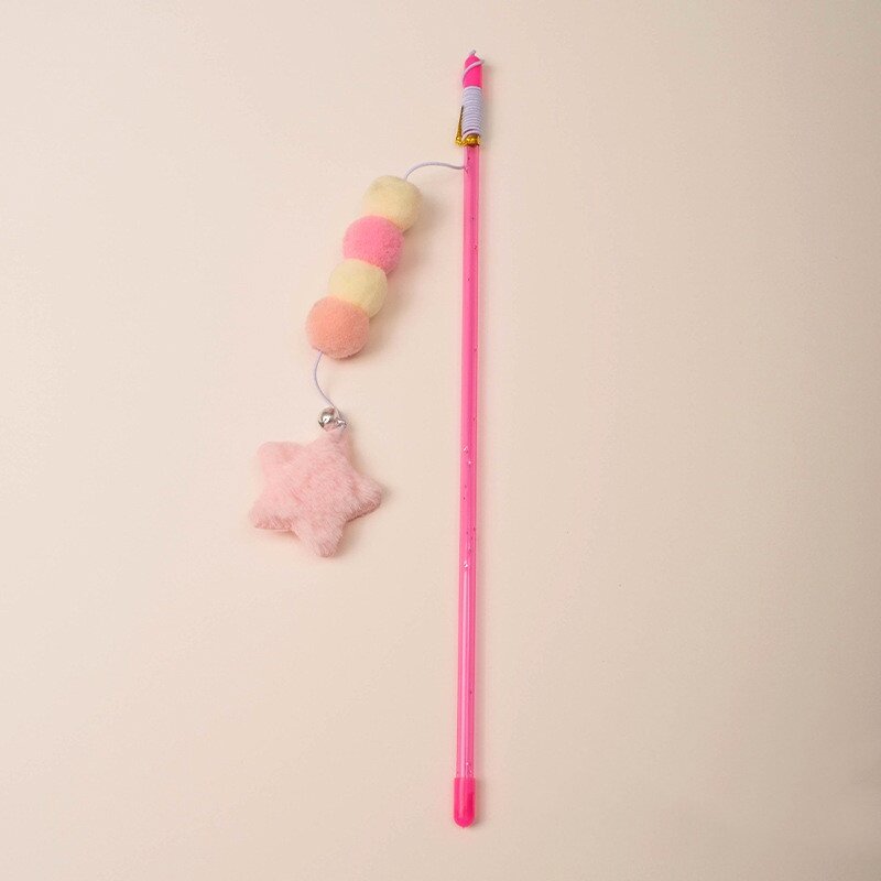 Эластичная веревка игрушка для кошек caterpillar cat toy fun and engaging perfect for playtime and exercise розовый 31 см