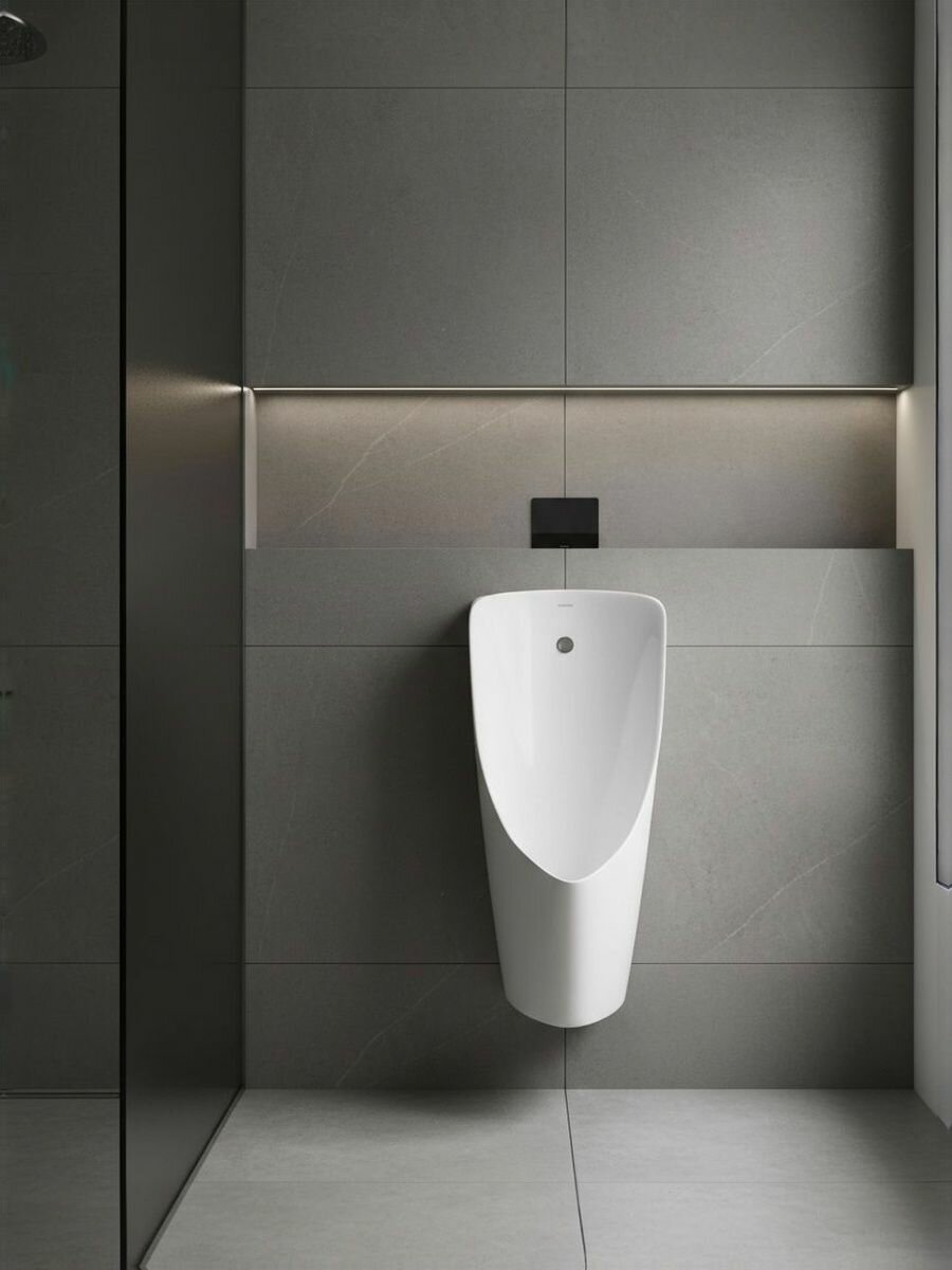 Писсуар ARROW подвесной с сенсорным смывным устройством( от сети 220В/батарейки) с внутренним подводом воды