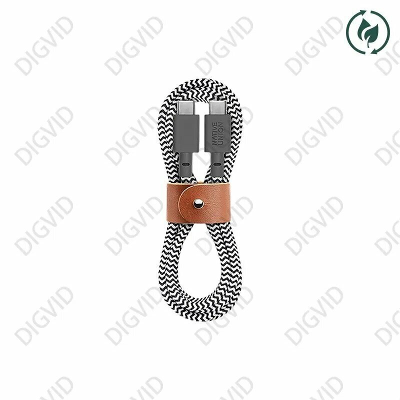 Native Union Кабель для мобильных устройств USB Type-C/USB Type-C, 1.2 м, черный, белый