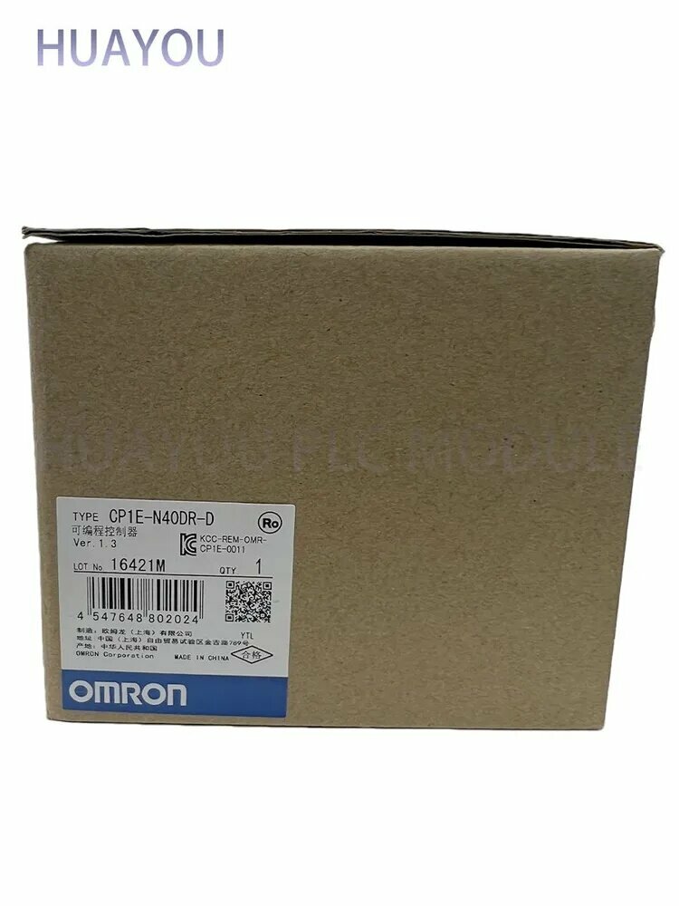 Новый оригинал контроллер Omron CP1E-N40DR-D Ver.1.3