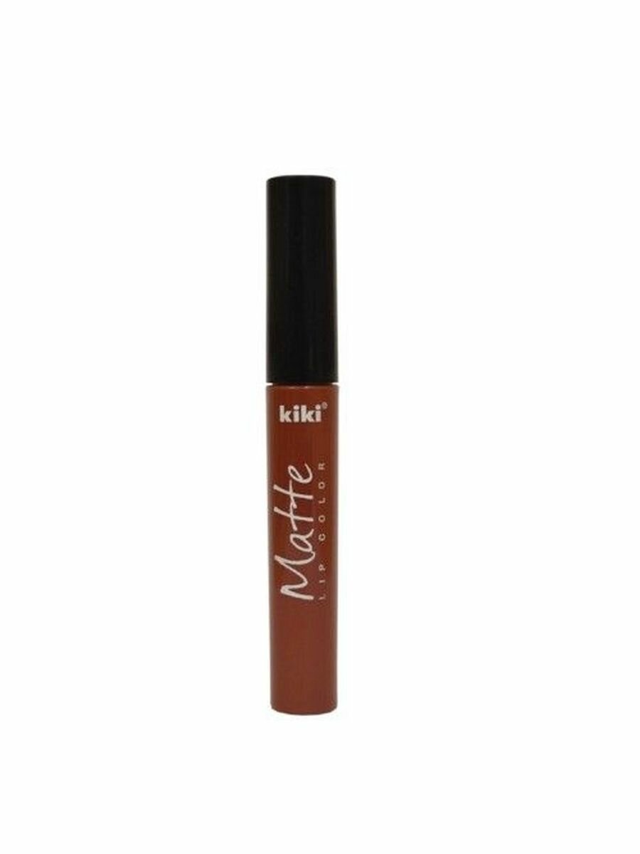 KIKI Помада для губ Matte Lip Color жидкая матовая стойкая, 2 мл, 206 Каштаново-коричневый