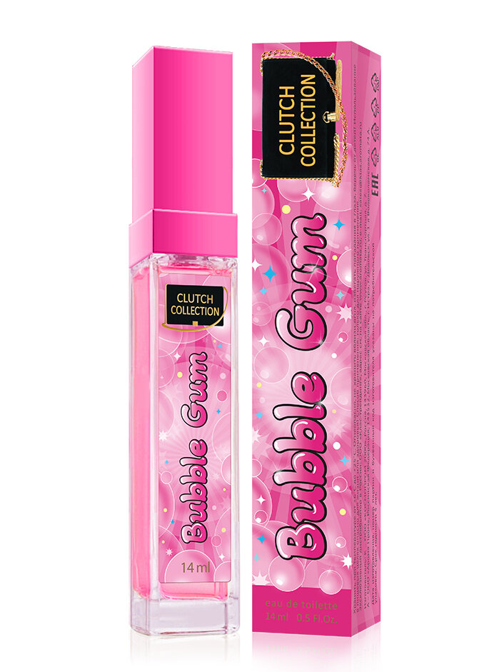 Туалетная вода женская Clutch Collection Bubble Gum, 14мл