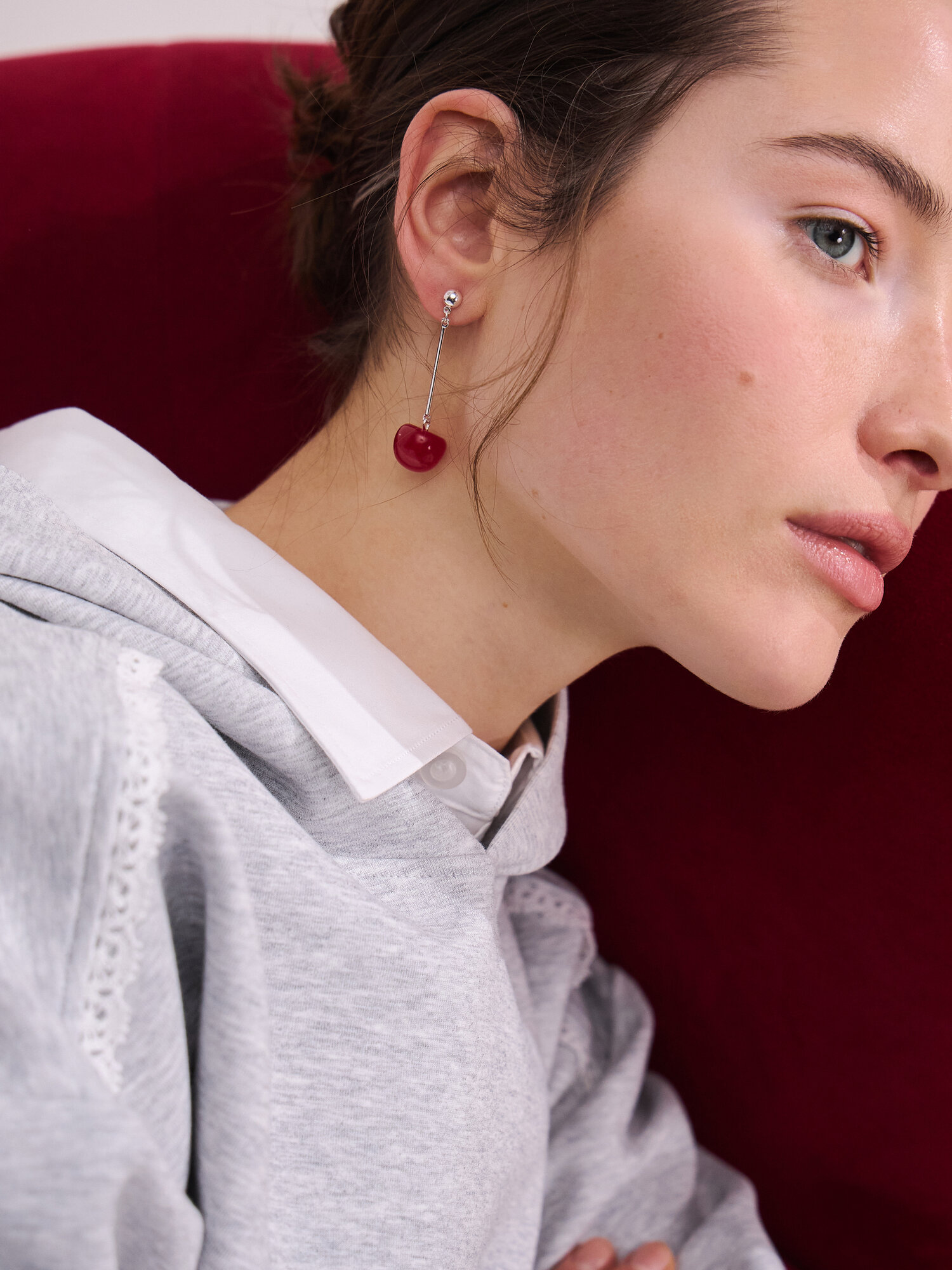 Серьги с подвесками, эпоксидная смола